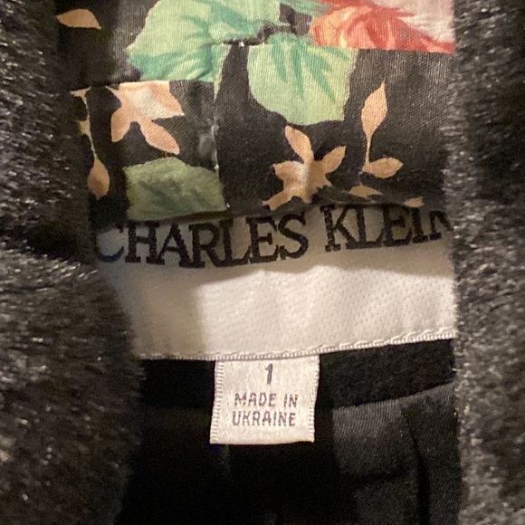 Charles Klein | Jackets & Coats | Charles Klein Wool Dress Coat With ...